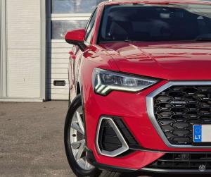 Red Audi Q3 2020 in Jonava, with an engine capacity of 2.00 L and mileage of 238 thousand km for 21500 €, photo 15 on AUTOMOTO.COM.LV