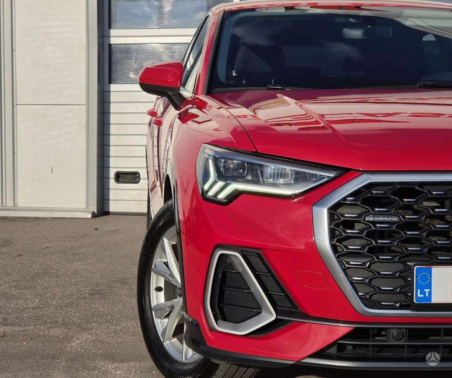 Red Audi Q3 2020 in Jonava, with an engine capacity of 2.00 L and mileage of 238 thousand km for 21500 €, photo 15 on AUTOMOTO.COM.LV