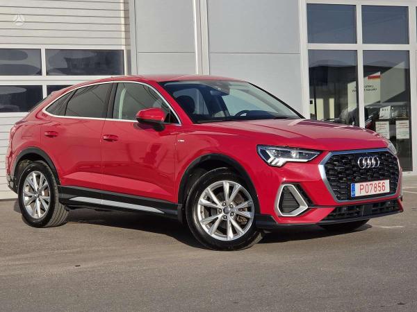 Red Audi Q3 2020 in Jonava, with an engine capacity of 2.00 L and mileage of 238 thousand km for 20700 €, photo 5 on AUTOMOTO.COM.LV