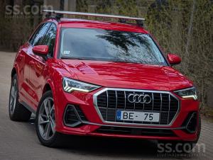 Sarkans Audi Q3 2023 Jūrmala, ar dzinēja tilpumu 2.00 L un nobraukumu 39 tūkst. km par 32990 €, foto 6 vietnē AUTOMOTO.COM.LV