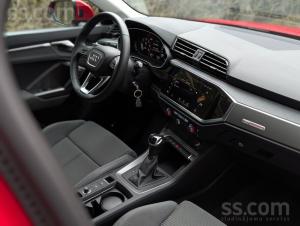 Sarkans Audi Q3 2023 Jūrmala, ar dzinēja tilpumu 2.00 L un nobraukumu 39 tūkst. km par 32990 €, foto 26 vietnē AUTOMOTO.COM.LV