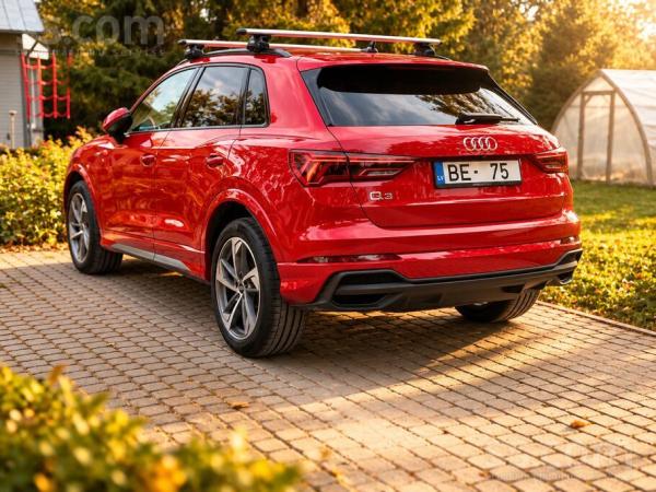 Sarkans Audi Q3 2023 Jūrmala, ar dzinēja tilpumu 2.00 L un nobraukumu 39 tūkst. km par 32850 €, foto 4 vietnē AUTOMOTO.COM.LV