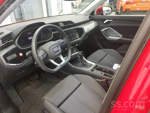 Red Audi Q3 2025 in Riga, with an engine capacity of 1.50 L and mileage of 19 thousand km for 37900 €, photo 3 on AUTOMOTO.COM.LV