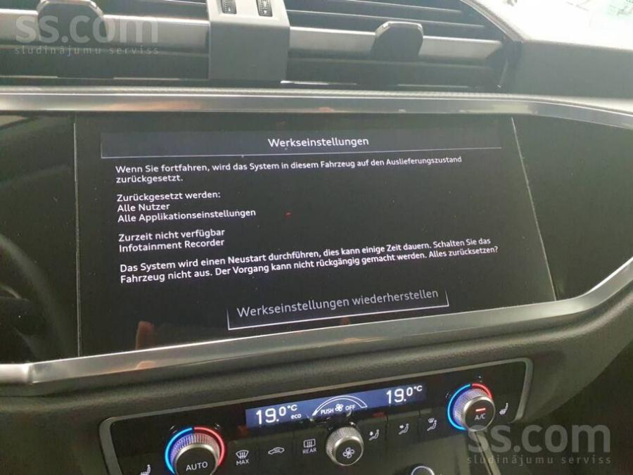 Sarkans Audi Q3 2025 Rīga, ar dzinēja tilpumu 1.50 L un nobraukumu 19 tūkst. km par 37900 €, foto 9 vietnē AUTOMOTO.COM.LV