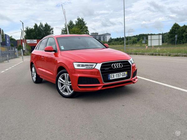 Red Audi Q3 2017 in Panevezys, with an engine capacity of 2.00 L and mileage of 198 thousand km for 13990 €, photo 6 on AUTOMOTO.COM.LV