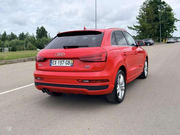 Red Audi Q3 2017 in Panevezys, with an engine capacity of 2.00 L and mileage of 198 thousand km for 13990 €, photo 10 on AUTOMOTO.COM.LV