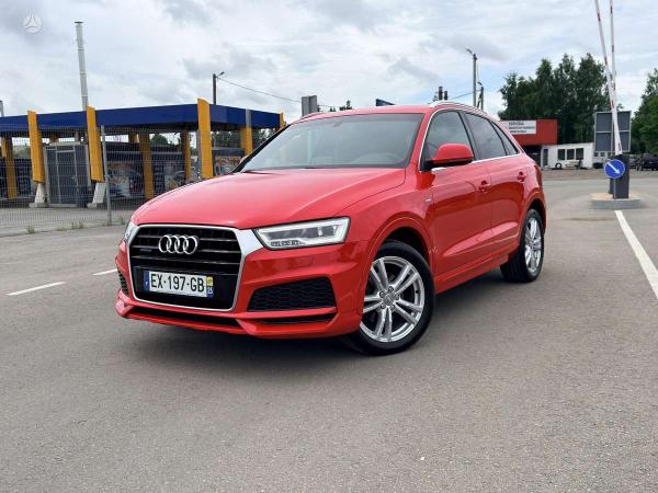 Sarkans Audi Q3 2017 Panevēža, ar dzinēja tilpumu 2.00 L un nobraukumu 198 tūkst. km par 13990 €, foto 2 vietnē AUTOMOTO.COM.LV