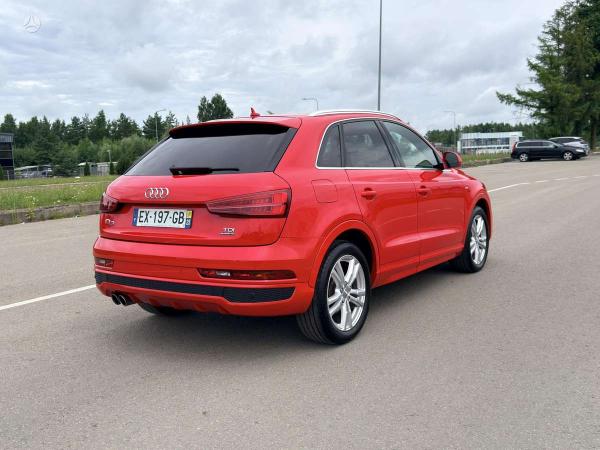 Sarkans Audi Q3 2017 Panevēža, ar dzinēja tilpumu 2.00 L un nobraukumu 198 tūkst. km par 13990 €, foto 9 vietnē AUTOMOTO.COM.LV