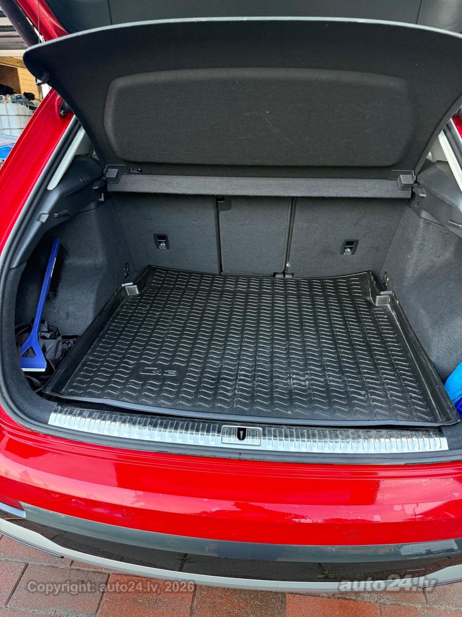 Red Audi Q3 2019 in Tallinn, with an engine capacity of 2.00 L and mileage of 52 thousand km for 26900 €, photo 10 on AUTOMOTO.COM.LV