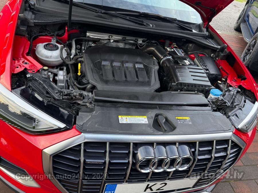 Red Audi Q3 2019 in Tallinn, with an engine capacity of 2.00 L and mileage of 52 thousand km for 26900 €, photo 18 on AUTOMOTO.COM.LV