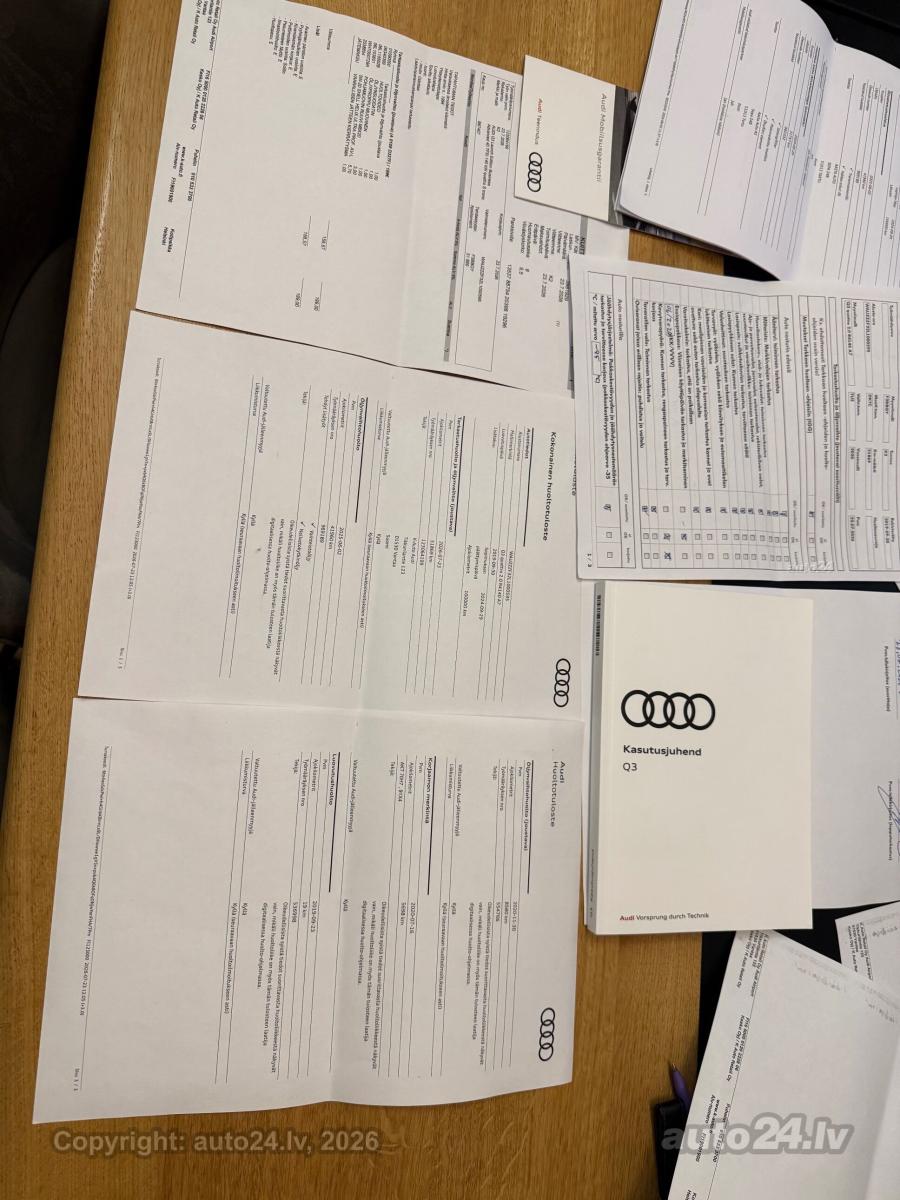 Red Audi Q3 2019 in Tallinn, with an engine capacity of 2.00 L and mileage of 52 thousand km for 26900 €, photo 21 on AUTOMOTO.COM.LV