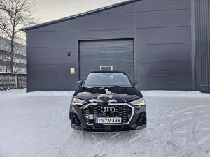 Black Audi Q3 Sportback 2021 in Kaunas, with an engine capacity of 1.50 L and mileage of 58 thousand km for 11900 €, photo 2 on AUTOMOTO.COM.LV