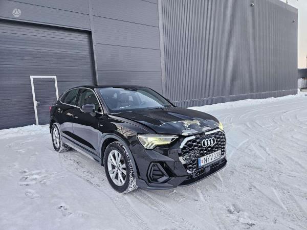 Melns Audi Q3 Sportback 2021 Kauņa, ar dzinēja tilpumu 1.50 L un nobraukumu 58 tūkst. km par 11900 €, foto 3 vietnē AUTOMOTO.COM.LV