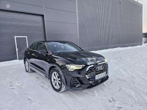 Black Audi Q3 Sportback 2021 in Kaunas, with an engine capacity of 1.50 L and mileage of 58 thousand km for 11900 €, photo 3 on AUTOMOTO.COM.LV