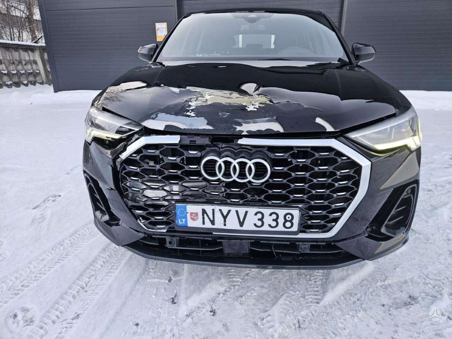 Black Audi Q3 Sportback 2021 in Kaunas, with an engine capacity of 1.50 L and mileage of 58 thousand km for 11900 €, photo 10 on AUTOMOTO.COM.LV