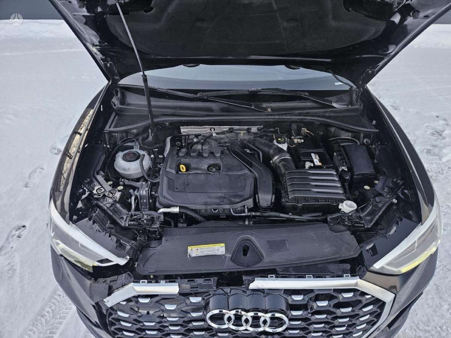 Black Audi Q3 Sportback 2021 in Kaunas, with an engine capacity of 1.50 L and mileage of 58 thousand km for 11900 €, photo 11 on AUTOMOTO.COM.LV