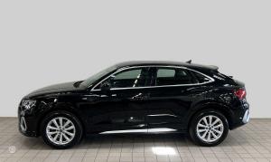 Melns Audi Q3 Sportback 2021 Kauņa, ar dzinēja tilpumu 1.50 L un nobraukumu 110 tūkst. km par 24500 €, foto 3 vietnē AUTOMOTO.COM.LV