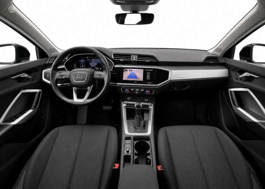 Melns Audi Q3 Sportback 2021 Kauņa, ar dzinēja tilpumu 1.50 L un nobraukumu 110 tūkst. km par 24500 €, foto 5 vietnē AUTOMOTO.COM.LV