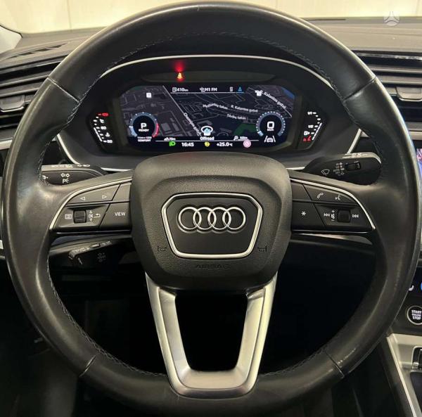 Melns Audi Q3 Sportback 2021 Kauņa, ar dzinēja tilpumu 1.50 L un nobraukumu 110 tūkst. km par 24500 €, foto 8 vietnē AUTOMOTO.COM.LV