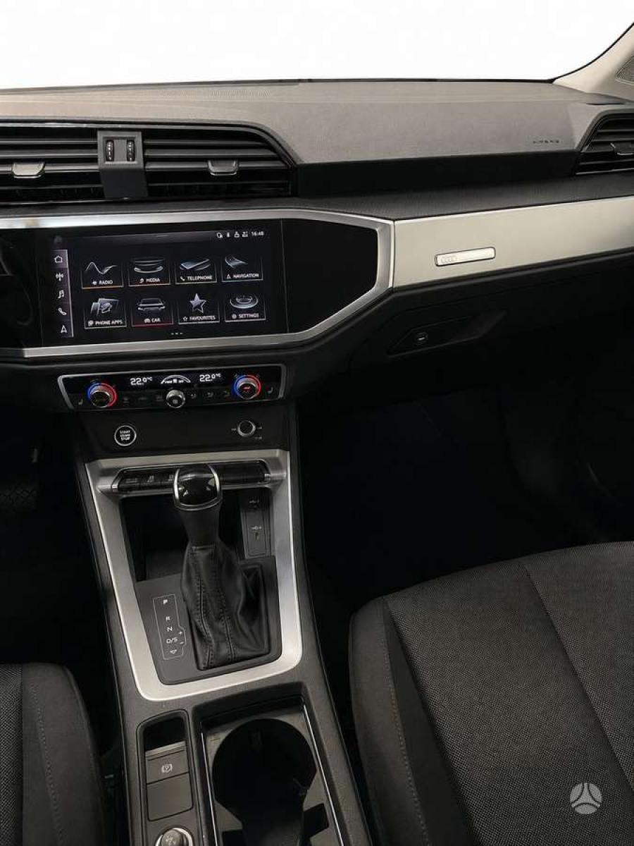 Melns Audi Q3 Sportback 2021 Kauņa, ar dzinēja tilpumu 1.50 L un nobraukumu 110 tūkst. km par 24500 €, foto 11 vietnē AUTOMOTO.COM.LV