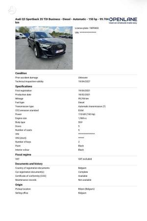 Melns Audi Q3 Sportback 2021 Viļņa, ar dzinēja tilpumu 1.97 L un nobraukumu 99 tūkst. km par 25900 €, foto 41 vietnē AUTOMOTO.COM.LV