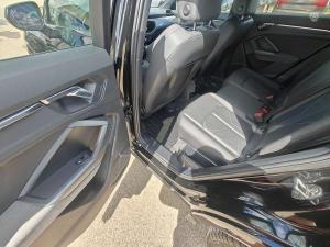 Black Audi Q3 Sportback 2021 in Vilnius, with an engine capacity of 2.00 L and mileage of 280 thousand km for 19500 €, photo 29 on AUTOMOTO.COM.LV