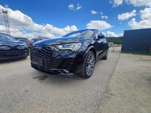 Melns Audi Q3 Sportback 2022 Viļņa, ar dzinēja tilpumu 2.00 L un nobraukumu 280 tūkst. km par 20500 €, foto  vietnē AUTOMOTO.COM.LV