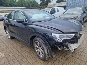 Black Audi Q3 Sportback 2022 in Kaunas, with an engine capacity of 1.40 L and mileage of 27 thousand km for 15300 €, photo  on AUTOMOTO.COM.LV