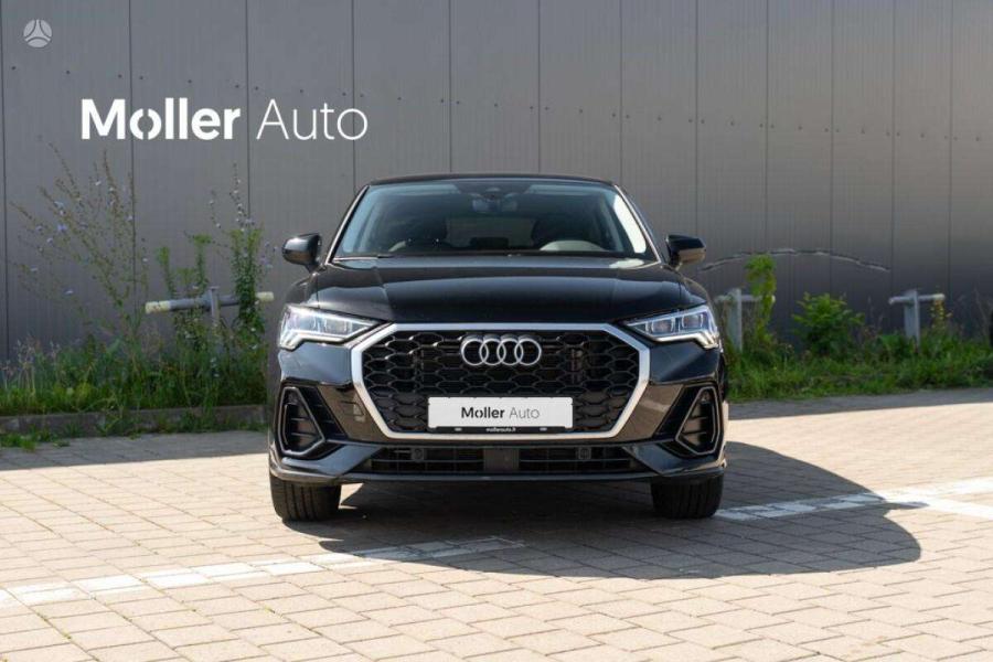 Melns Audi Q3 Sportback 2023 Viļņa, ar dzinēja tilpumu 1.50 L un nobraukumu 25 tūkst. km par 34950 €, foto 5 vietnē AUTOMOTO.COM.LV