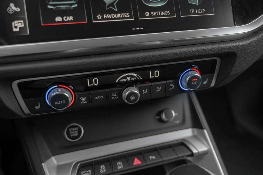 Melns Audi Q3 Sportback 2023 Viļņa, ar dzinēja tilpumu 1.50 L un nobraukumu 25 tūkst. km par 34950 €, foto 14 vietnē AUTOMOTO.COM.LV