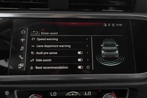 Melns Audi Q3 Sportback 2023 Viļņa, ar dzinēja tilpumu 1.50 L un nobraukumu 25 tūkst. km par 34950 €, foto 18 vietnē AUTOMOTO.COM.LV