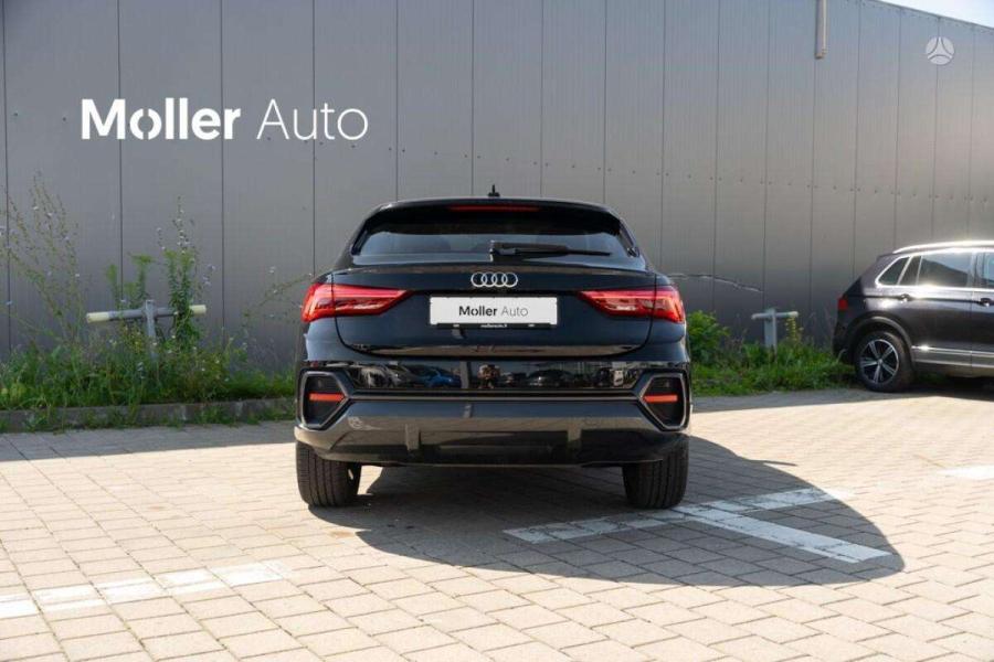 Черный Ауди Q3 Sportback 2023 в Вильнюс, объемом двигателя 1.50 л и пробегом 25 тыс. км за 34950 €, фото 6 на AUTOMOTO.COM.LV