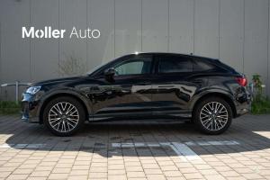 Black Audi Q3 Sportback 2024 in Vilnius, with an engine capacity of 1.50 L and mileage of 12 thousand km for 34750 €, photo 4 on AUTOMOTO.COM.LV