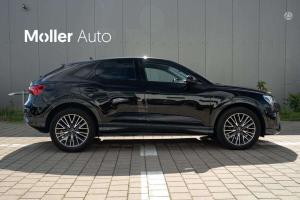 Black Audi Q3 Sportback 2024 in Vilnius, with an engine capacity of 1.50 L and mileage of 12 thousand km for 34750 €, photo 8 on AUTOMOTO.COM.LV