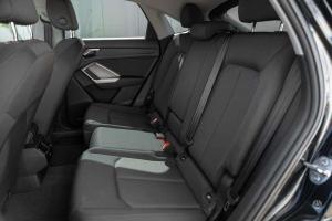 Black Audi Q3 Sportback 2024 in Vilnius, with an engine capacity of 1.50 L and mileage of 12 thousand km for 34750 €, photo 12 on AUTOMOTO.COM.LV