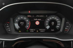 Black Audi Q3 Sportback 2024 in Vilnius, with an engine capacity of 1.50 L and mileage of 12 thousand km for 34750 €, photo 17 on AUTOMOTO.COM.LV