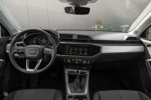 Black Audi Q3 Sportback 2024 in Vilnius, with an engine capacity of 1.50 L and mileage of 12 thousand km for 34750 €, photo 18 on AUTOMOTO.COM.LV