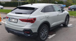 Grey Audi Q3 Sportback 2020 in Vilnius, with an engine capacity of 1.50 L and mileage of 93 thousand km for 23500 €, photo 3 on AUTOMOTO.COM.LV