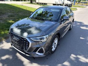 Pelēks Audi Q3 Sportback 2020 Panevēža, ar dzinēja tilpumu 2.00 L un nobraukumu 215 tūkst. km par 22000 €, foto 5 vietnē AUTOMOTO.COM.LV