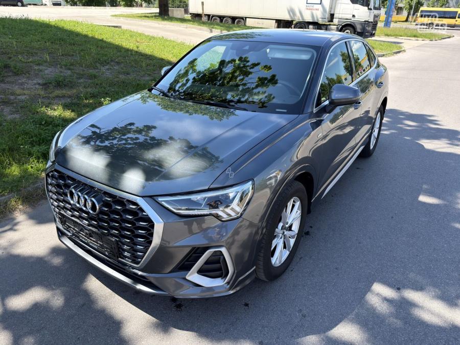 Pelēks Audi Q3 Sportback 2020 Panevēža, ar dzinēja tilpumu 2.00 L un nobraukumu 215 tūkst. km par 22000 €, foto 5 vietnē AUTOMOTO.COM.LV