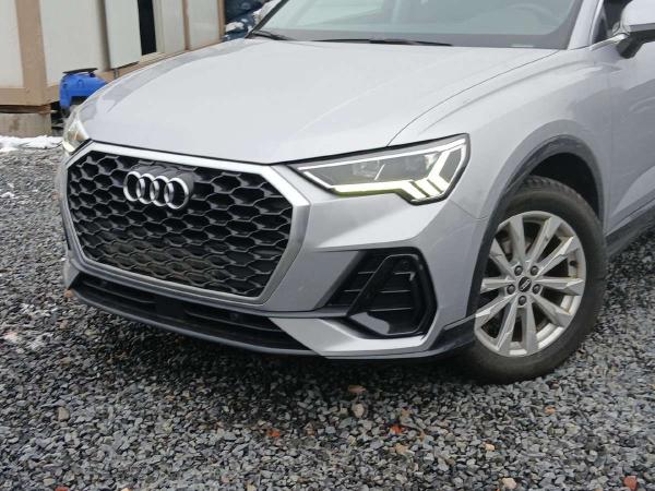 Grey Audi Q3 Sportback 2021 in Vilnius, with an engine capacity of 1.97 L and mileage of 168 thousand km for 24400 €, photo 5 on AUTOMOTO.COM.LV