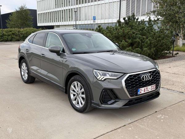 Grey Audi Q3 Sportback 2021 in Vilnius, with an engine capacity of 1.97 L and mileage of 157 thousand km for 24500 €, photo 4 on AUTOMOTO.COM.LV