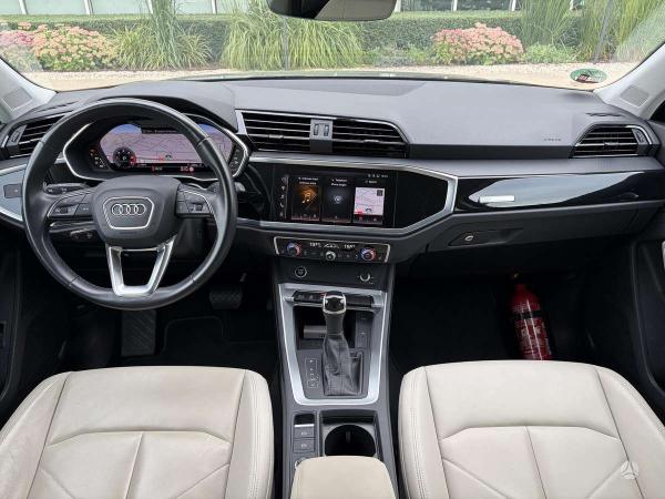 Grey Audi Q3 Sportback 2021 in Vilnius, with an engine capacity of 1.97 L and mileage of 157 thousand km for 24500 €, photo 10 on AUTOMOTO.COM.LV