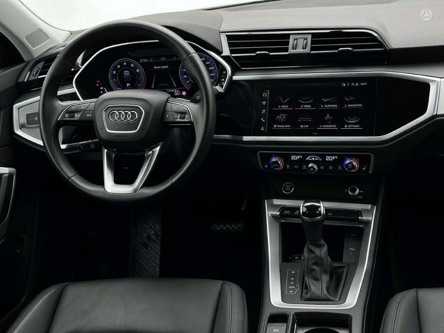 Pelēks Audi Q3 Sportback 2022 Viļņa, ar dzinēja tilpumu 1.50 L un nobraukumu 33 tūkst. km par 29450 €, foto 17 vietnē AUTOMOTO.COM.LV