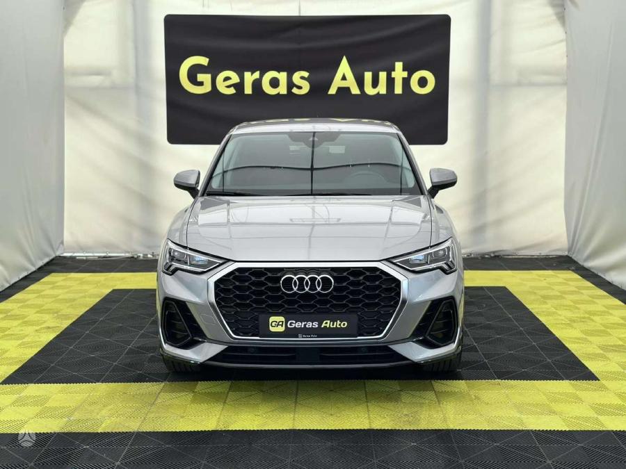 Grey Audi Q3 Sportback 2022 in Vilnius, with an engine capacity of 1.50 L and mileage of 33 thousand km for 28990 €, photo 7 on AUTOMOTO.COM.LV