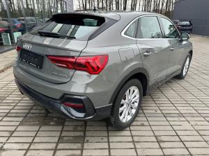 Grey Audi Q3 Sportback 2022 in Kaunas, with an engine capacity of 1.50 L and mileage of 193 thousand km for 22900 €, photo 4 on AUTOMOTO.COM.LV