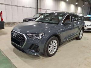 Pelēks Audi Q3 Sportback 2022 Viļņa, ar dzinēja tilpumu 1.40 L un nobraukumu 87 tūkst. km par 27890 €, foto  vietnē AUTOMOTO.COM.LV