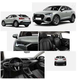 Серый Ауди Q3 Sportback 2023 в Клайпеда, объемом двигателя 1.50 л и пробегом 55 тыс. км за 29500 €, фото 4 на AUTOMOTO.COM.LV