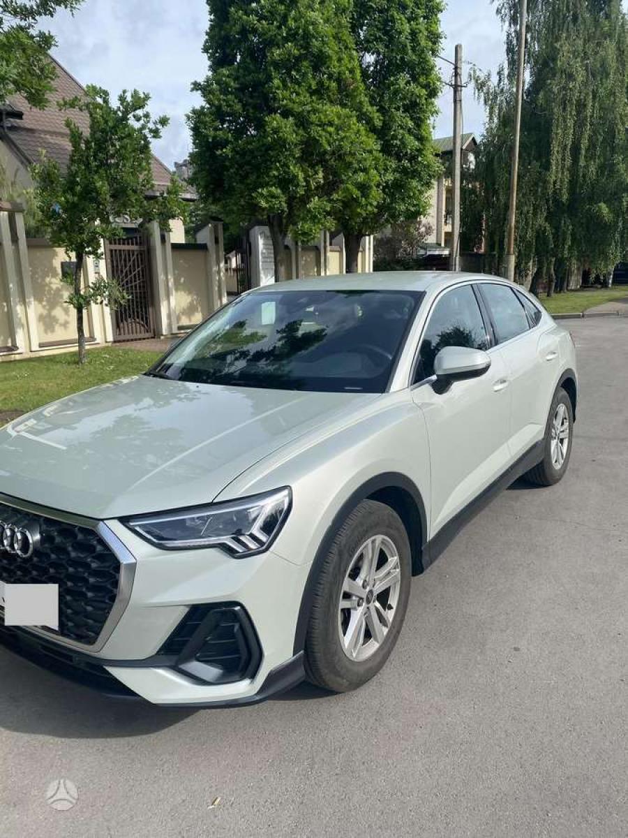Серый Ауди Q3 Sportback 2023 в Клайпеда, объемом двигателя 1.50 л и пробегом 55 тыс. км за 29500 €, фото 5 на AUTOMOTO.COM.LV