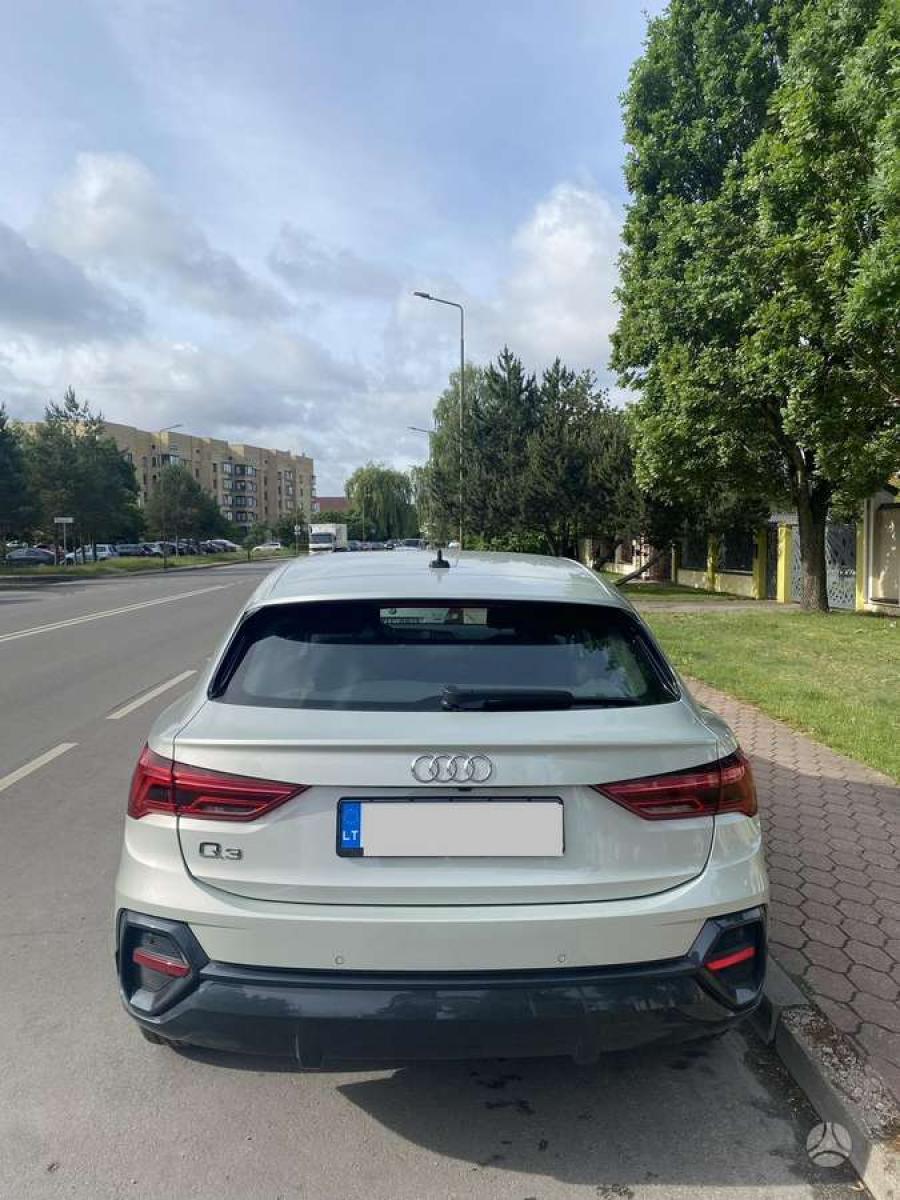 Серый Ауди Q3 Sportback 2023 в Клайпеда, объемом двигателя 1.50 л и пробегом 55 тыс. км за 29500 €, фото 6 на AUTOMOTO.COM.LV